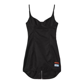 Heron Preston Schwarzes Minikleid Herzausschnitt - - Dresses - Damen - Schwarzk - S