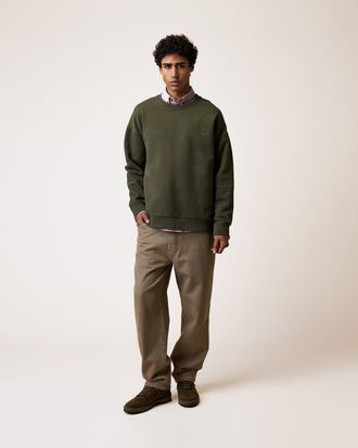 Faguo Sweat col rond kaki