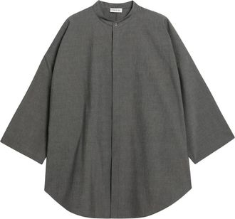 Fear of God Homme, Chemises, Gris, Taille: S Chemise &agrave; Col Mandarin