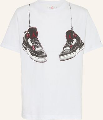 Nike Jordan T-Shirt aj3 Shoe Strings weiss