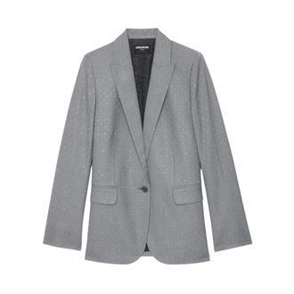 Zadig&Voltaire Blazer Valse - Femme - Vestes - Gris - Taille: 36 FR