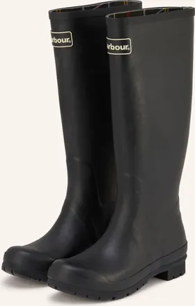 Barbour Gummistiefel Abbey schwarz