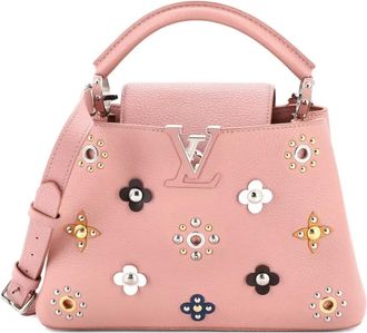 Louis Vuitton Capucines Bag Leather with Embellished Detail BB shoulder bag - Rosa