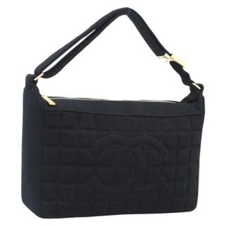 Chanel Sac &agrave; main vintage en toile Pre-owned - Femme - Pre-owned - Noir - Taille: ONE Size