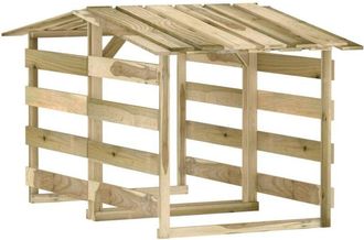 vidaXL Vidaxl - Pergolas avec toits 2 pcs 100x90x100 cm Bois de pin impr&eacute;gn&eacute;