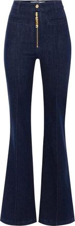 Elisabetta Franchi Femme, Jeans, Bleu, Taille: W25 Jeans avec zip bijou