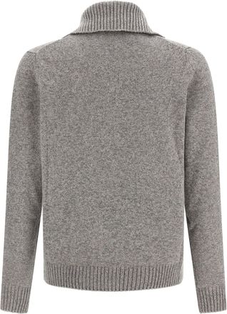 Zanone Virgin Wool Cardigan - Gray