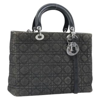 Dior Sac fourre-tout en toile vintage Pre-owned - Femme - Pre-owned - Noir - Taille: ONE Size