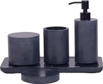 houseproud Circle Badset aus Steatit (Speckstein) 5 Teile