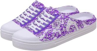 Garneck Sandales de Plage pour Femmes Antid&eacute;rapantes en EVA Violet Taille 40 Pantoufles Ajour&eacute;es L&eacute;g&egrave;res et Respirantes pour Jardin et Plage