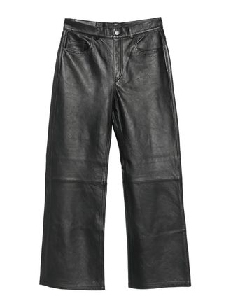 Haikure Lederhose - Schwarz
