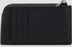 Mango Porte-monnaie simili-cuir noir - Homme - Taille unique - MANGO MAN