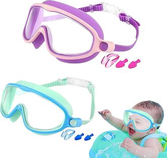 Generic Schwimmbrille f&uuml;r Kinder | Schwimmbrille f&uuml;r Schwimmzubeh&ouml;r | auslaufsicher f&uuml;r empfindliche Augen Wasseraktivit&auml;ten Sommer Pool