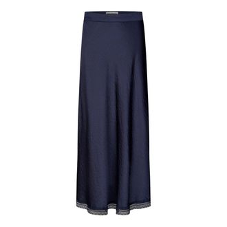 Lollys Laundry Midirock - - Skirts - Damen - Blau - XS