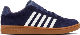 K-Swiss Herren Court TIEBRK II Sneaker, Naval Academy/Bright White/Gum, 41.5 EU