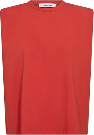Co'Couture Femme, Tops, Rouge, Taille: 44 FR Hauts sans manches