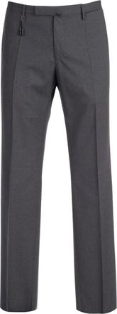 Incotex Homme, Pantalons, Gris, Taille: 3XL Pantalon de ville en laine coupe droite