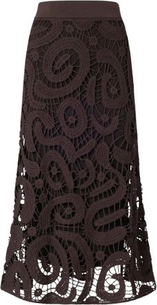 Pinko Pinko, Femme, Jupes, Brun, Taille: 38 FR Maestrale Skirt