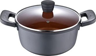 San Ignacio SG-6610 CACEROLA 24X11.5CM C/TAPA ALUMINIO FUNDIDO IND BRONZE SG Töpfe