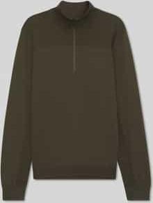 HUGO BOSS Regular Fit Pullover mit Schurwoll-Anteil Modell KN_Momentum-X QZ