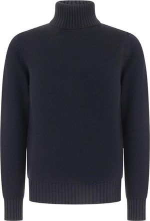 Alpha Studio Pull &agrave; col roul&eacute; - Homme - Pulls - Bleu - Taille: L