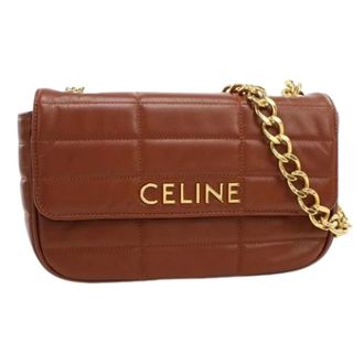Celine Sac bandouli&egrave;re vintage Pre-owned - Femme - Pre-owned - Brun - Taille: ONE Size
