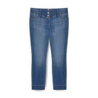 Fiorella Rubino Damen, Jeans, Blau, XLGr&ouml;&szlig;e