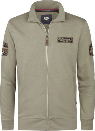 Petrol Industries Strickjacke mit Logo Kenosha Gr&uuml;n XL