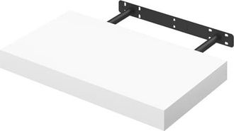 Woltu &Eacute;tag&egrave;re Murale, &Eacute;tag&egrave;re Flottante de CD, pour Salon, Cuisine, Chambre, Salle de Bain 40x22.9x3.8cm, Blanc RG9372ws