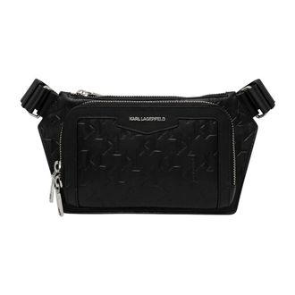 Karl Lagerfeld K/Loom G&uuml;rteltasche - - Bags - Herren - Schwarzk - ONE SIZE