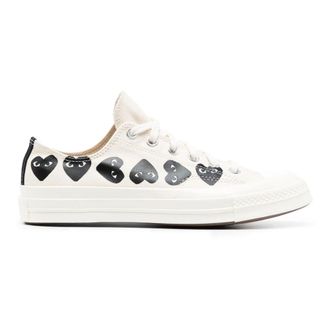 Comme Des Gar&ccedil;ons Multi Heart Ct70 Low Top - - Shoes - Herren - Wei&szlig; - 38 EU