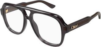 Chlo&eacute; Femme, Accessoires, Noir, Taille: 56 MM Ch0339O 001 Eyeglasses