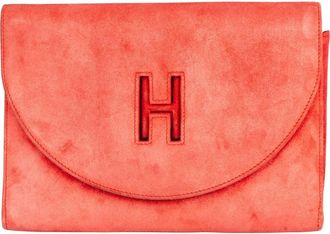 Herm&egrave;s Crossbody Bags - Hermes Suede H Clutch Jige - Gr. unisize - in Bunt - f&uuml;r Damen