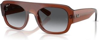 Ray-Ban unisex, Accessoires, Brun, Taille: 55 MM Rb2218 6678T3 Lunettes de soleil