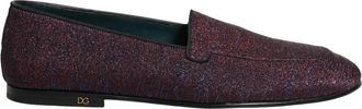 Dolce & Gabbana Homme, Chaussures, Brun, Taille: 44 EU Young Pope Loafer