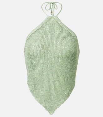 Bananhot Top Liz aus Strick mit Pailletten