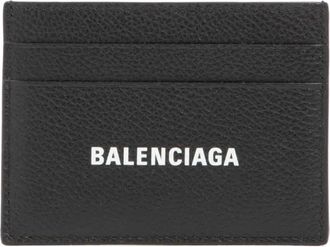 Balenciaga Portemonnaies - Black Leather Card Holder - Gr. unisize - in Schwarz - für Damen