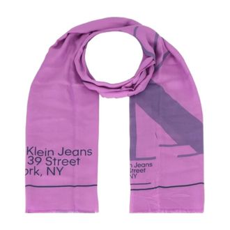 Calvin Klein Established Schal - - Accessories - Damen - Lila - ONE SIZE