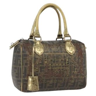 Fendi Sac &agrave; main en plastique Pre-owned - Femme - Pre-owned - Brun - Taille: ONE Size