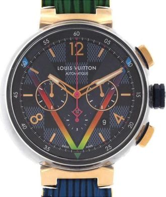 Louis Vuitton Pre-owned Acier inoxydable montres - Homme - Pre-owned - Noir - Taille: ONE Size