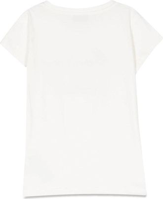 Moschino Logo Cotton T-Shirt - White