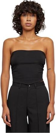 Urban Classics Ladies Knotted Bandeau Top Femme Top Noir L
