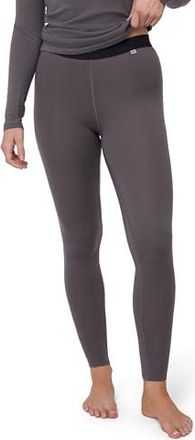Danish Endurance Leggings Thermiques en Laine Mérinos pour Femmes, sous-Vêtements Thermiques pour Femmes, sous-Vêtements de Base Chauds pour Femmes, Gris, 2XL