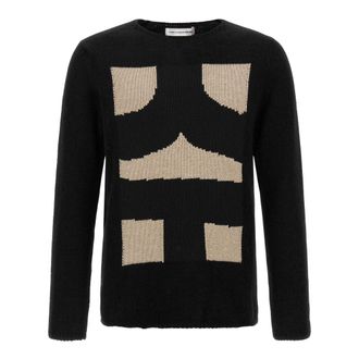 Comme Des Gar&ccedil;ons Rundhals-Pullover - - Knitwear - Herren - Schwarzk - L