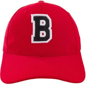 4sold Unisex Jungen MSdchen MYtze Baseball Rot Cap Marineblau Hut Kinder Kappe Alphabet A-Z Gestickt in der EU (B)