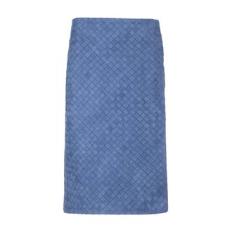 Bottega Veneta Damen, R&ouml;cke, Blau, SGr&ouml;&szlig;e
