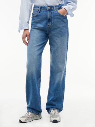 Tommy Jeans LAYLA HR SLIM STR High Waist, Baumwoll-Qualit&auml;t