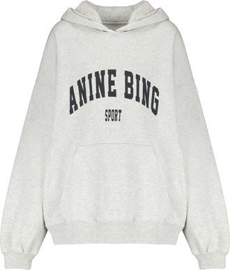 Anine Bing Sweatshirt Harvey Coton Organique Gris