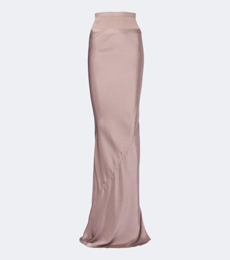 Rick Owens Maxirock Coda aus Satin