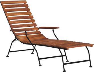vidaXL Vidaxl - Chaise de terrasse dext&eacute;rieur Bois dacacia solide